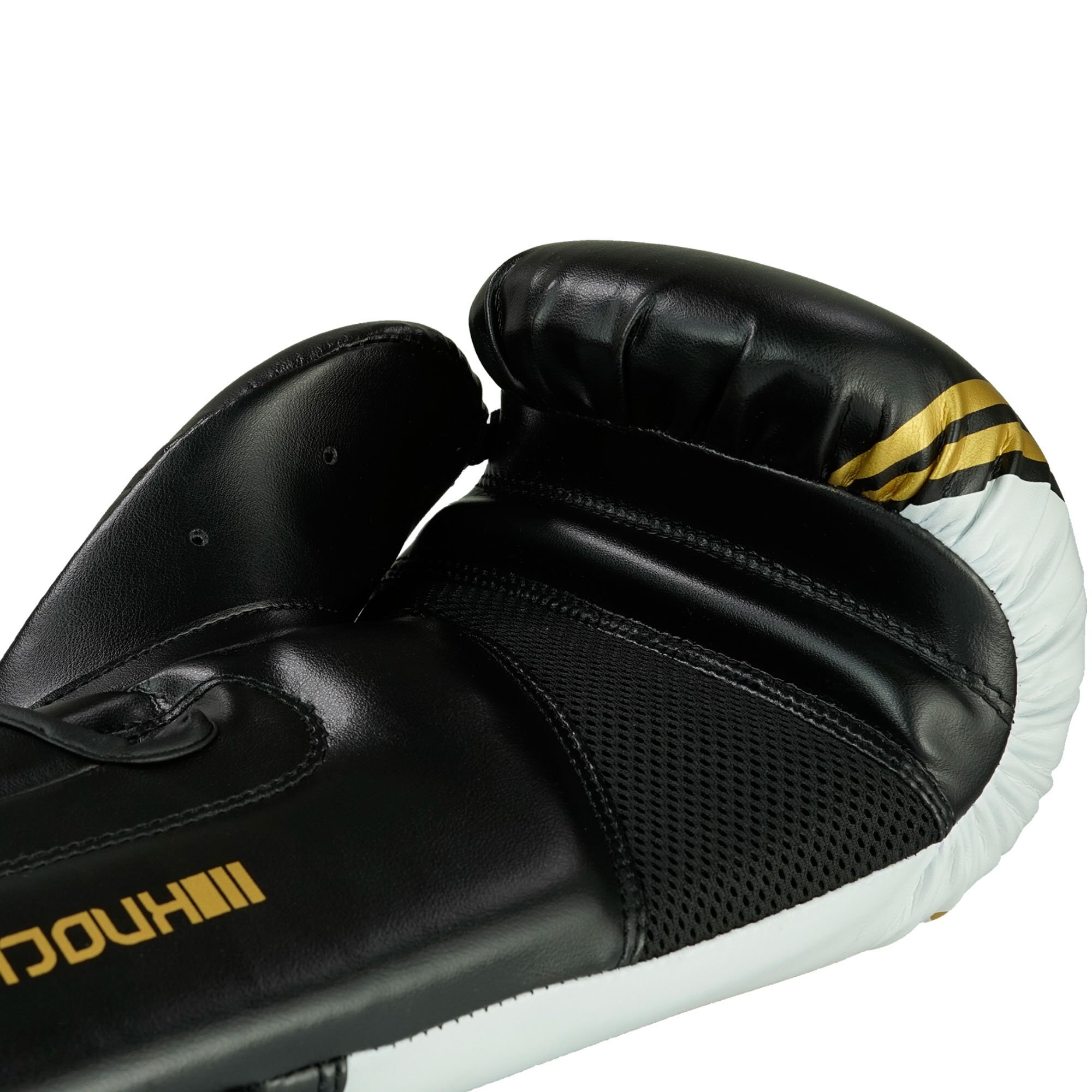 Manusi box Knockout Fighter Negru/Alb/Gold - 8OZ - eMAG.ro