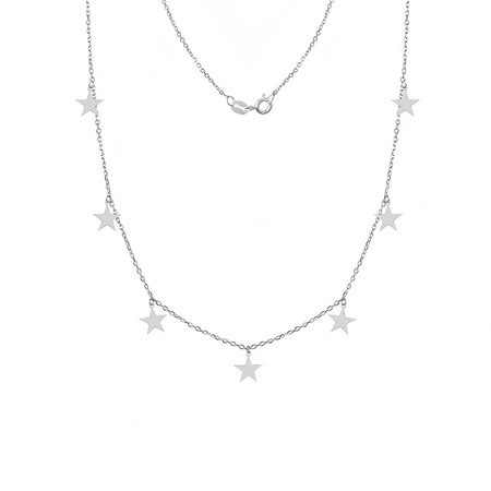 Salba cu stelute, ARTOR din argint 925 rodinat SB1 - eMAG.ro