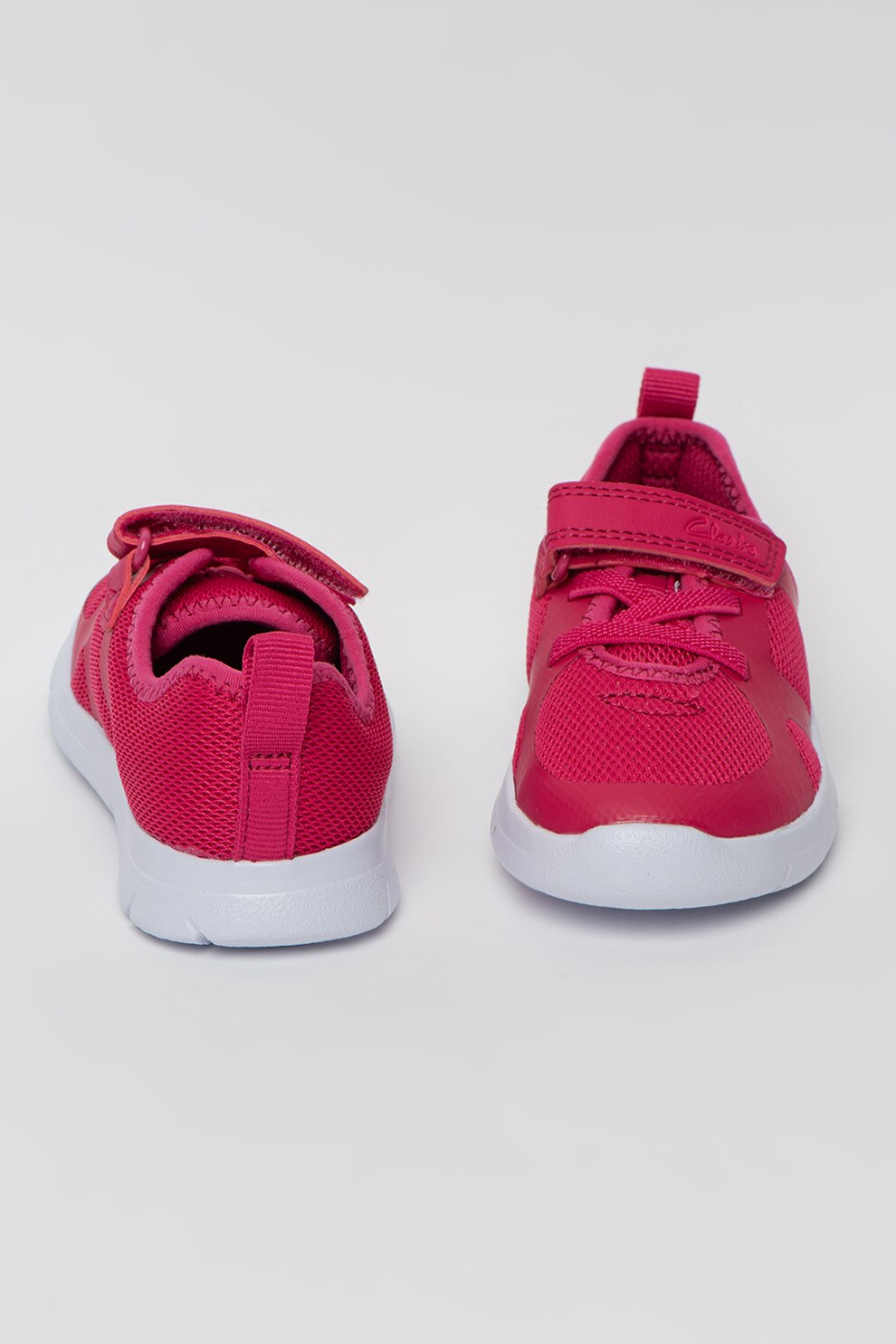 Clarks, Спортни обувки Ath Flux с велкро, Фуксия, 22 EU - eMAG.bg