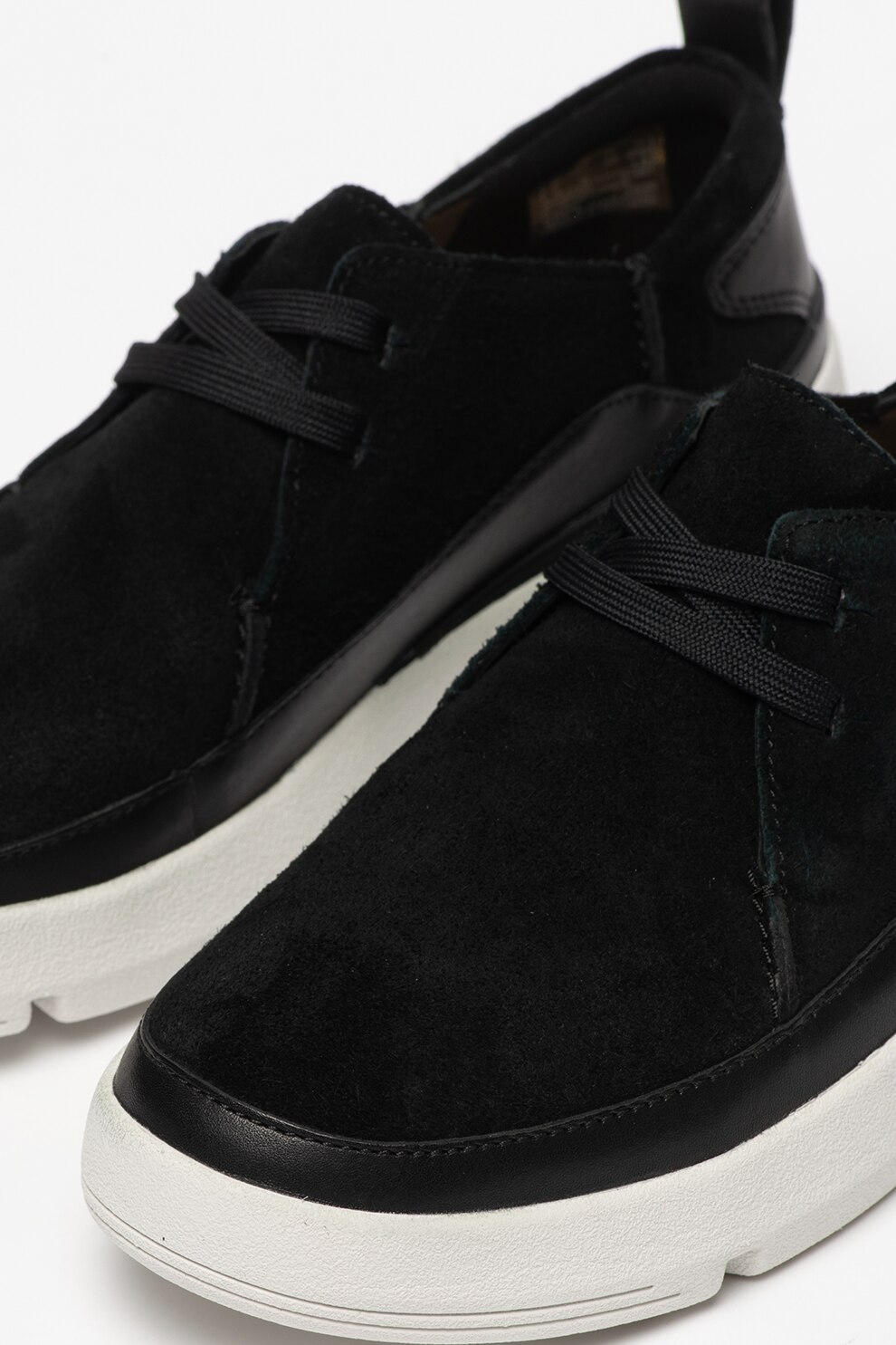 Clarks, Кожени обувки Tri-Flash Walk, Черен, 4 - eMAG.bg