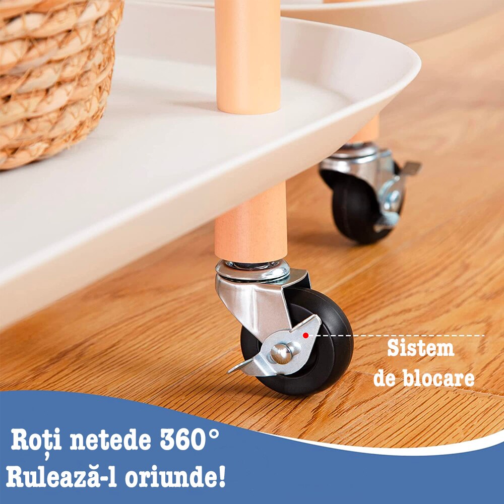 Quasar & Co.® polcrendszer gurulós tároló polcokkal, 58 x 37 x 88 cm ...