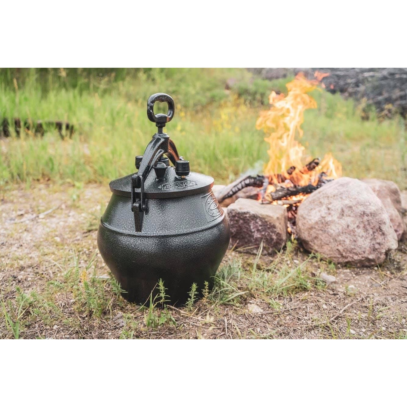 Ceaun de aluminiu sub presiune Afgan 42 L, Negru - eMAG.ro