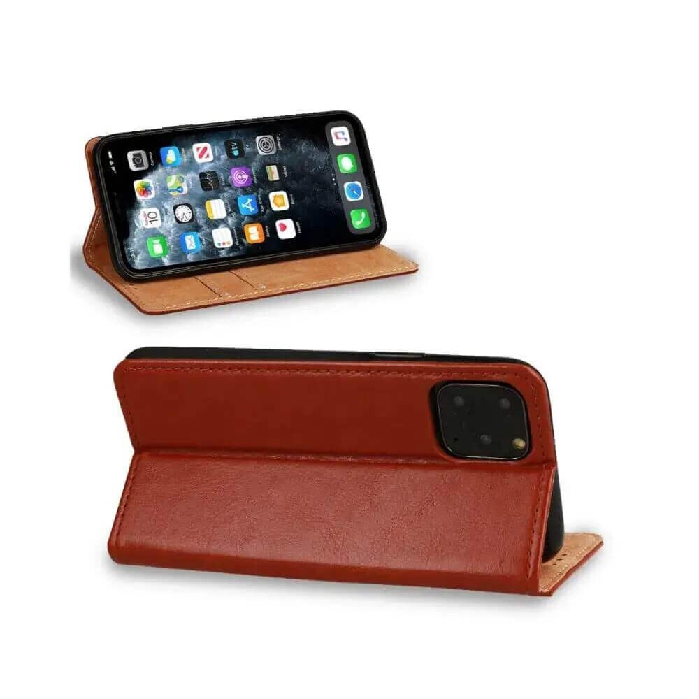 Флип калъф, За iPhone 12 Mini, Джоб за карта, Функция стойка ...