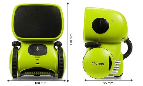 Robot inteligent Mappy AT Robot interactiv, Verde - eMAG.ro