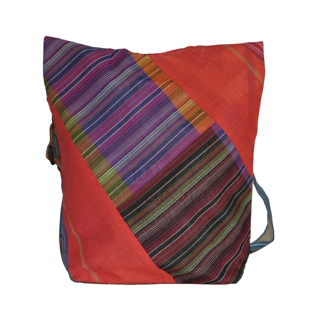 Geanta UNICAT din material textil, handmade in Nepal, EMLHB62 - eMAG.ro