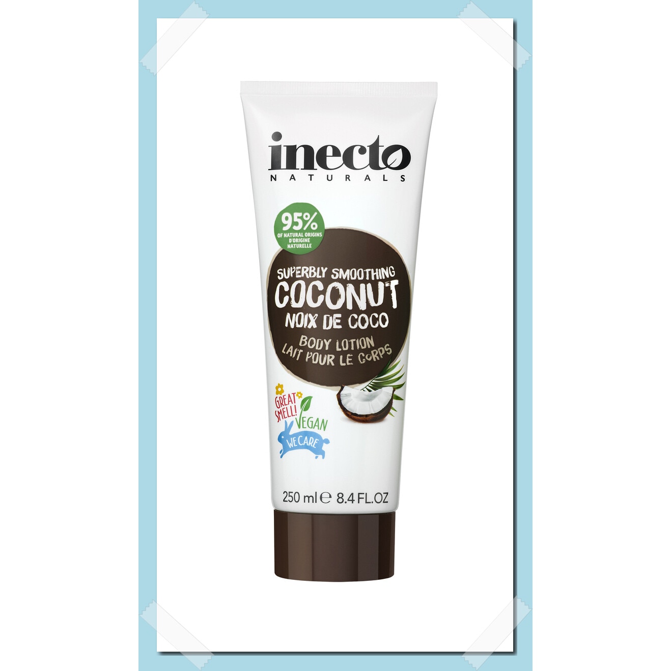 Testápoló, Inecto Naturals, kókusz, 250 ml - eMAG.hu