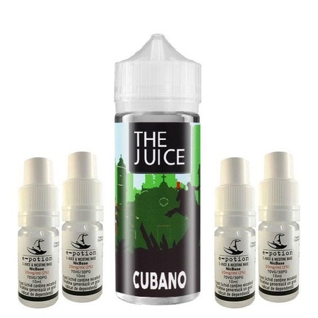 Pachet Lichid Tigara Electronica The Juice - Cubano ,6mg/ml ,120ml cu Nicotina - eMAG.ro
