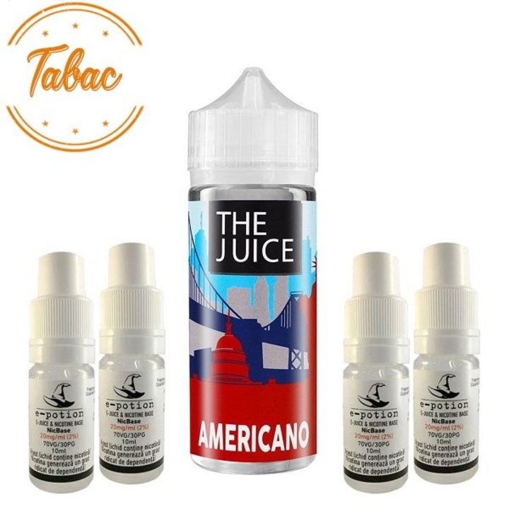 Pachet Lichid Tigara Electronica The Juice - Americano ,6mg/ml ,120ml cu Nicotina - eMAG.ro
