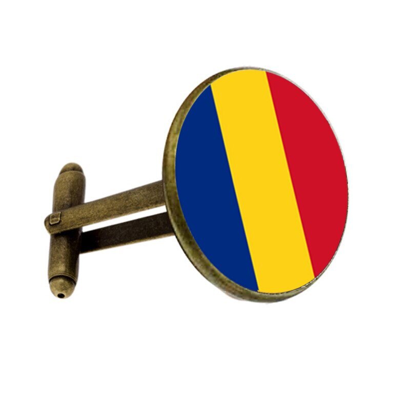 Butoni, drapelul Romaniei, bronz, 2cm - eMAG.ro
