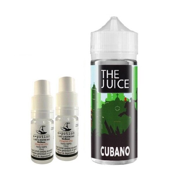 Pachet Lichid Tigara Electronica The Juice - Cubano ,4mg/ml ,100ml cu Nicotina - eMAG.ro