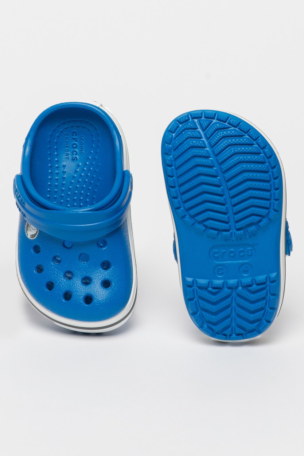 Crocs, Сабо Crocband с отворена пета, Син, 30-31 EU - eMAG.bg