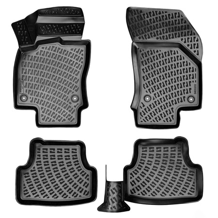 Covoare auto, RizLine, Cauciuc, Pentru Skoda Yeti, 2009-2017, Negru - eMAG.ro