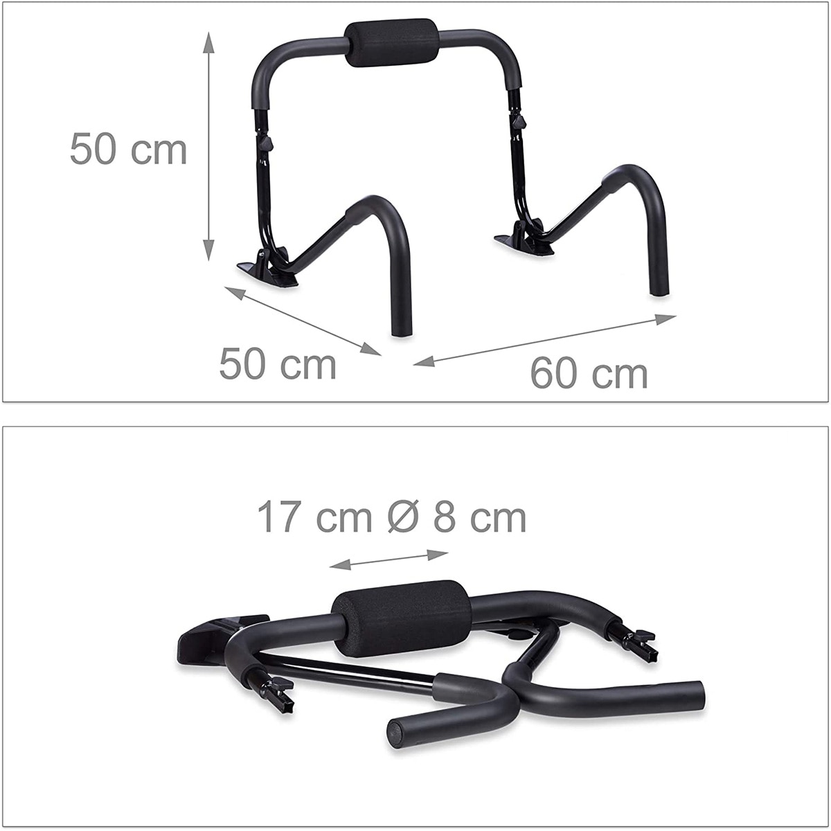 Aparat abdomene Roller Stand, Negru - eMAG.ro