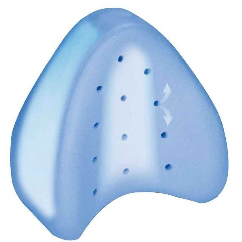 Perna ortopedica SIKS® genunchi/picioare cu spuma de memorie, alb - eMAG.ro