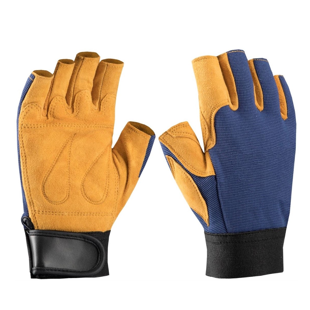 Manusi de protectie din spalt bovina, fara degete August 3113X, culoare ...