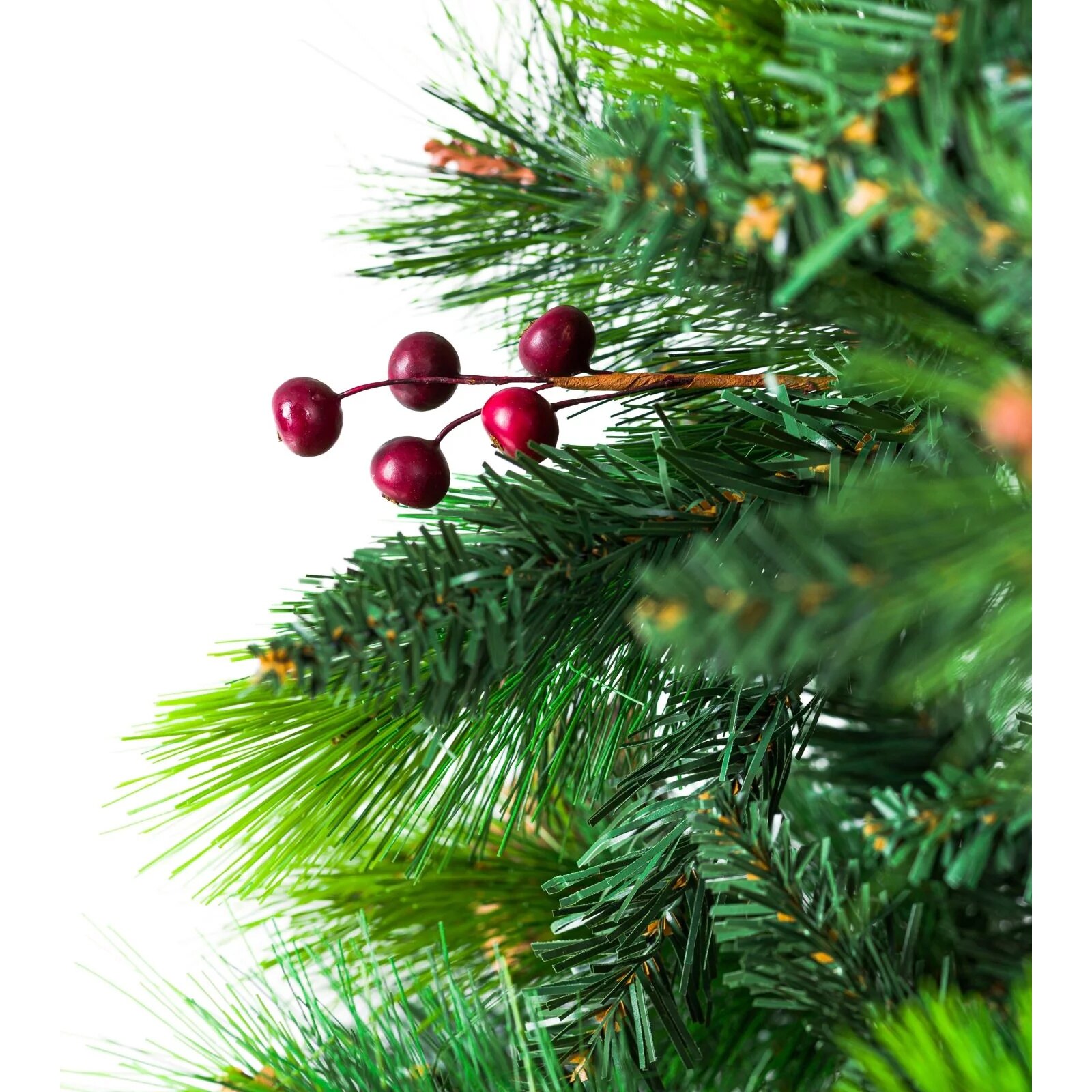 Brad artificial premium Kring Phoenix, cu conuri si merisoare, ace 3D ...