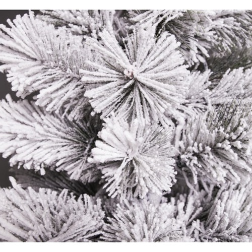 Brad artificial Kring Chicago, aspect nins, 180 cm, PP/PVC, ace 3D, Alb ...