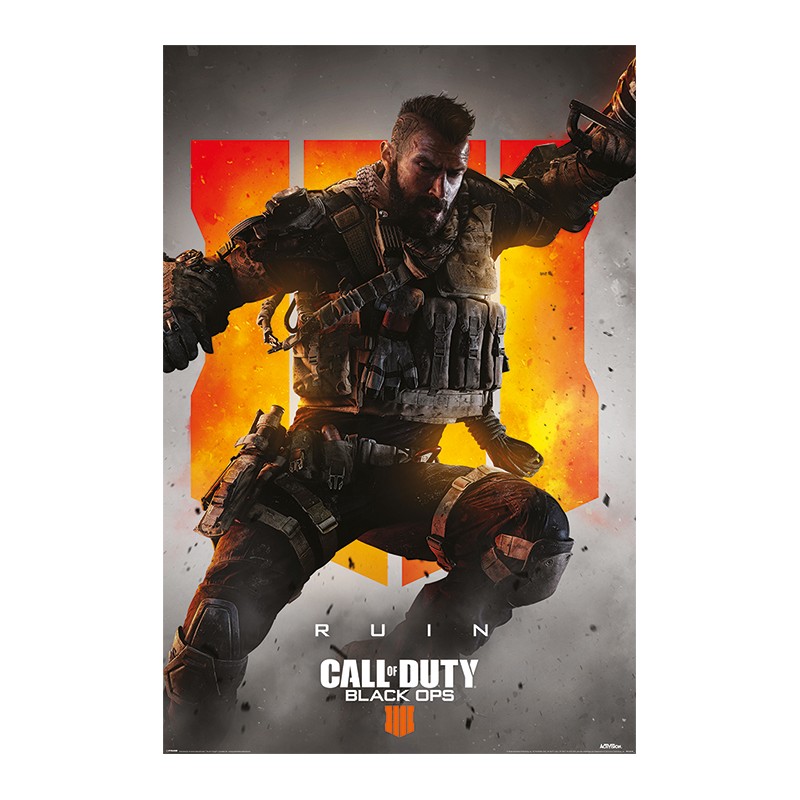 Poster Call of Duty Black Ops 4 Ruin, 61x91.5cm, Negru - eMAG.ro