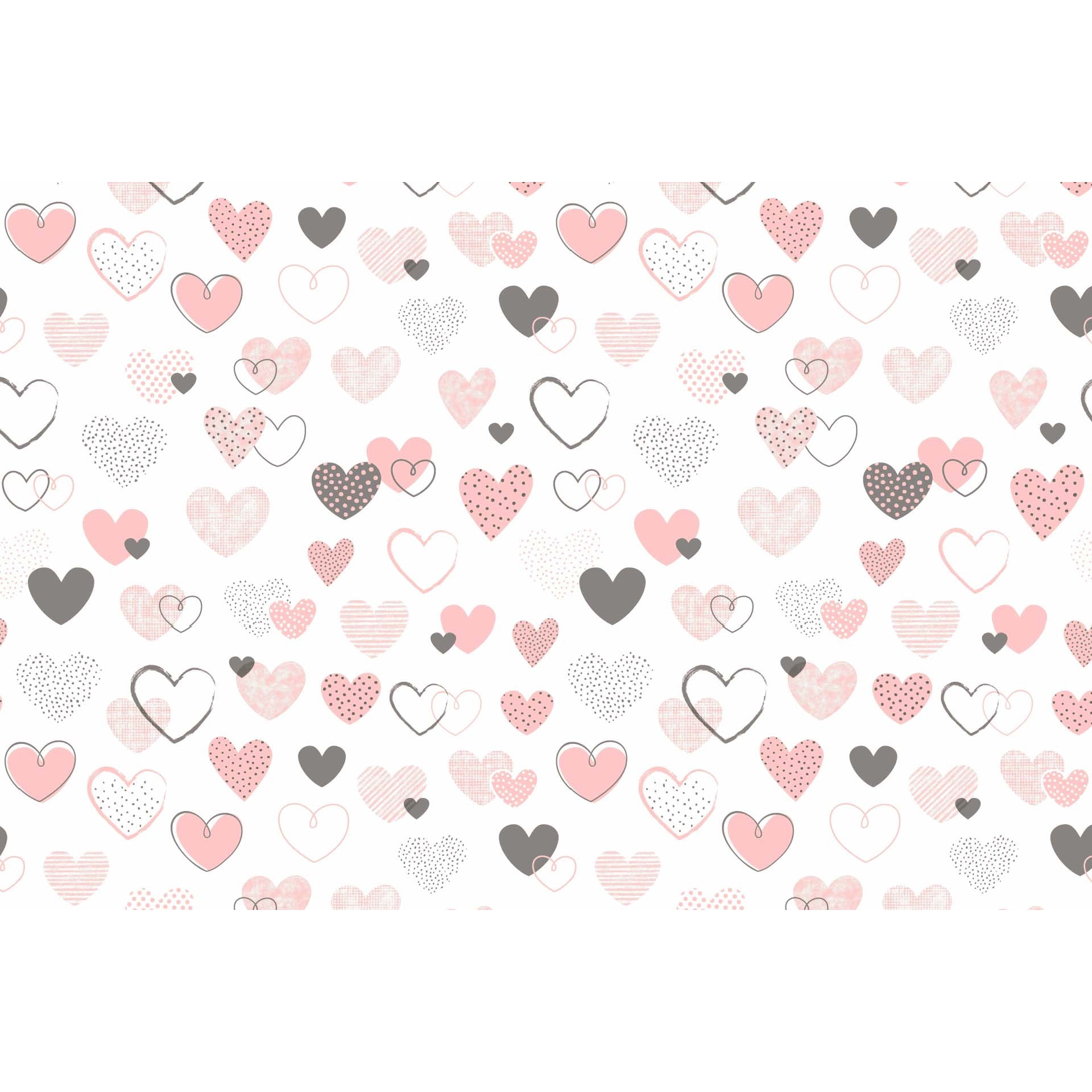 Lenjerie patut bebe cu 5 piese inimioare roz - eMAG.ro