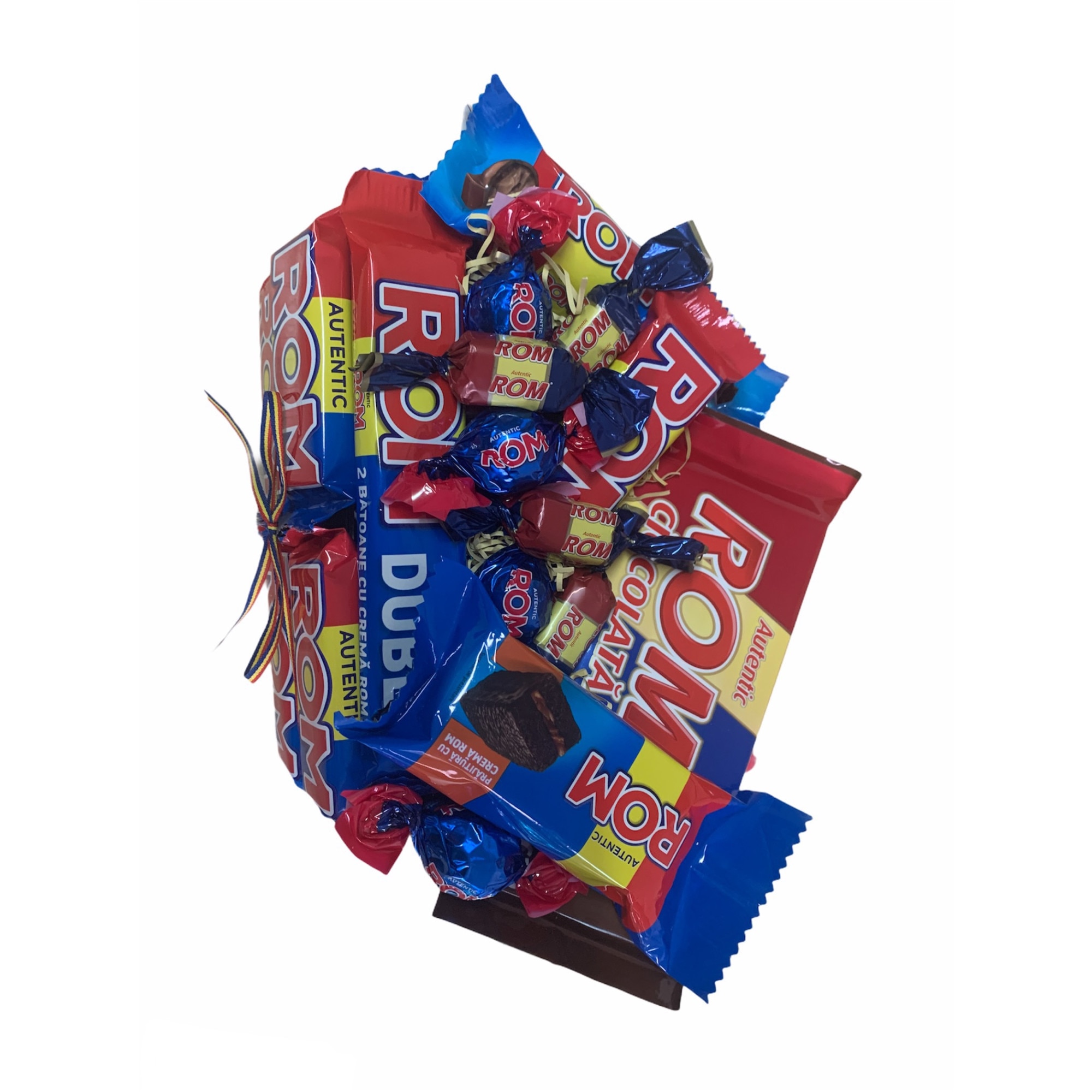 Tort Cadou, 29 Dulciuri ROM, Dimensiune L, 400 grame - eMAG.ro