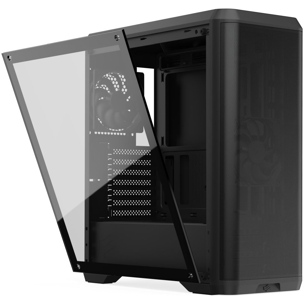 Carcasa SilentiumPC Ventum VT4 TG, Mid-Tower, fara sursa, ATX, Black ...