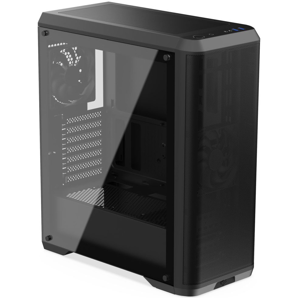 Carcasa SilentiumPC Ventum VT4 TG, Mid-Tower, fara sursa, ATX, Black ...