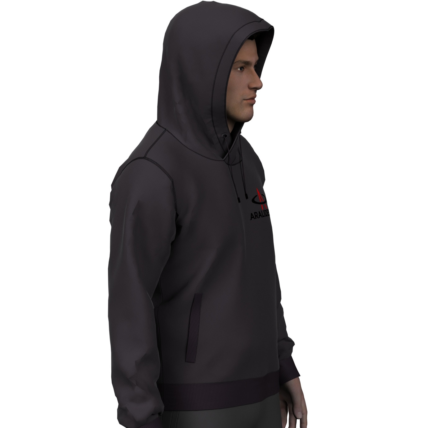 Tipar Croitorie Hanorac Barbati cu gluga, 6 marimi S - 3XL, hartie ...