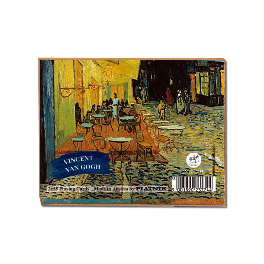Карти за игра Piatnik, Van Gogh - Caffe Terrace at Night, 2 пакета в ...