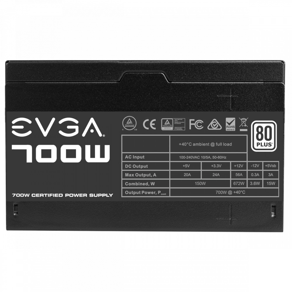 Sursa EVGA 700 W1, 80 PLUS®, 700W - eMAG.ro
