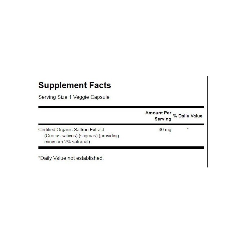 Swanson Saffron Extract 2% Safranal, 30mg - 60 Capsule - eMAG.ro