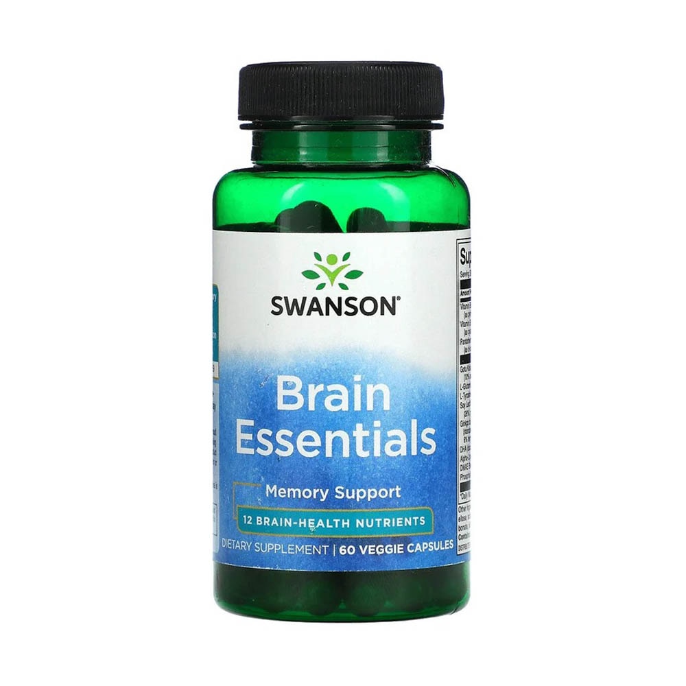 Brain Essentials (Memory Support), Swanson, 60 capsule SWC094 - eMAG.ro