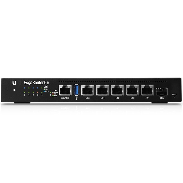 Рутер Ubiquiti EdgeRouter™ 6P ER-6P, 5-Port Gigabit, PoE - eMAG.bg