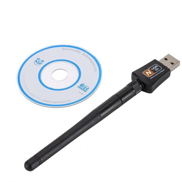 Adaptor Placa Retea Wireless USB 2.0, Antena detasabila, wifi, 300 Mbps ...