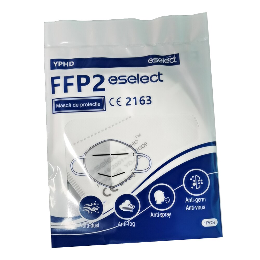 Set 10 bucati Masca de protectie FFP2 / KN95 / N95, 5 straturi ...