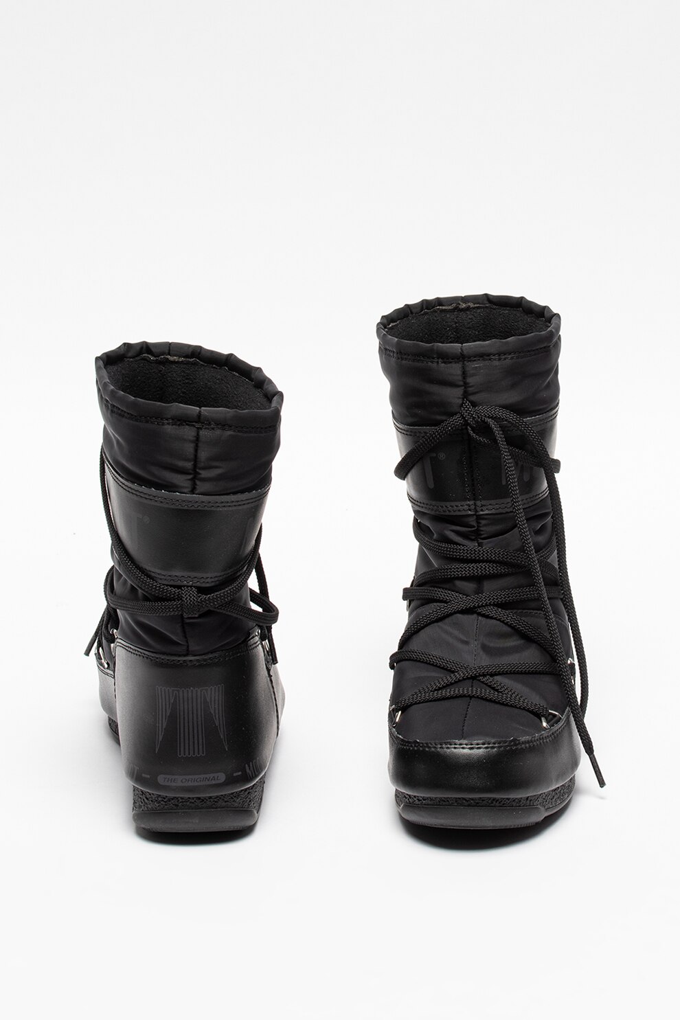 Moon Boot, Apreschiuri scurte cu sireturi de ajustare, Negru, 36 - eMAG.ro
