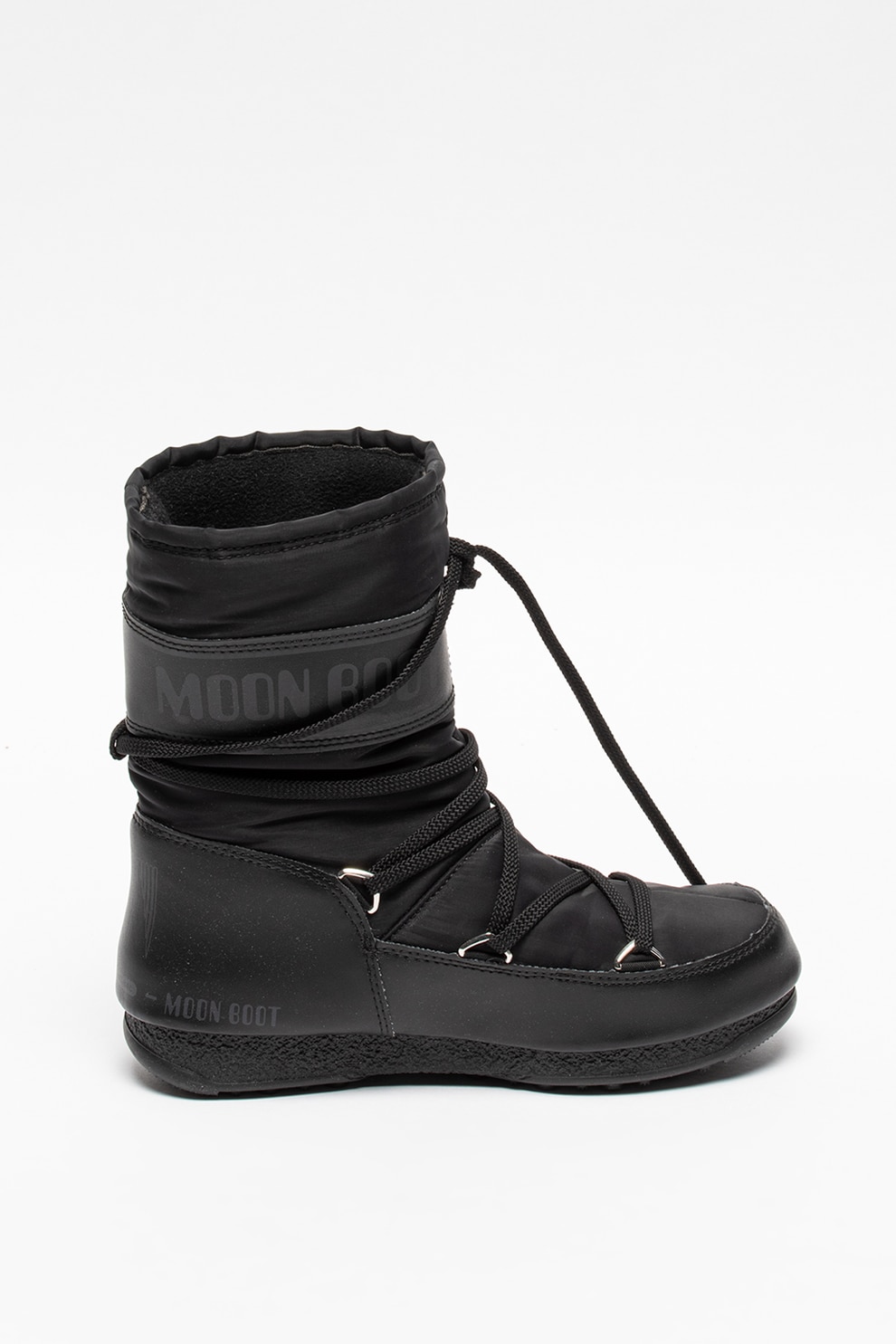 Moon Boot, Apreschiuri scurte cu sireturi de ajustare, Negru, 36 - eMAG.ro