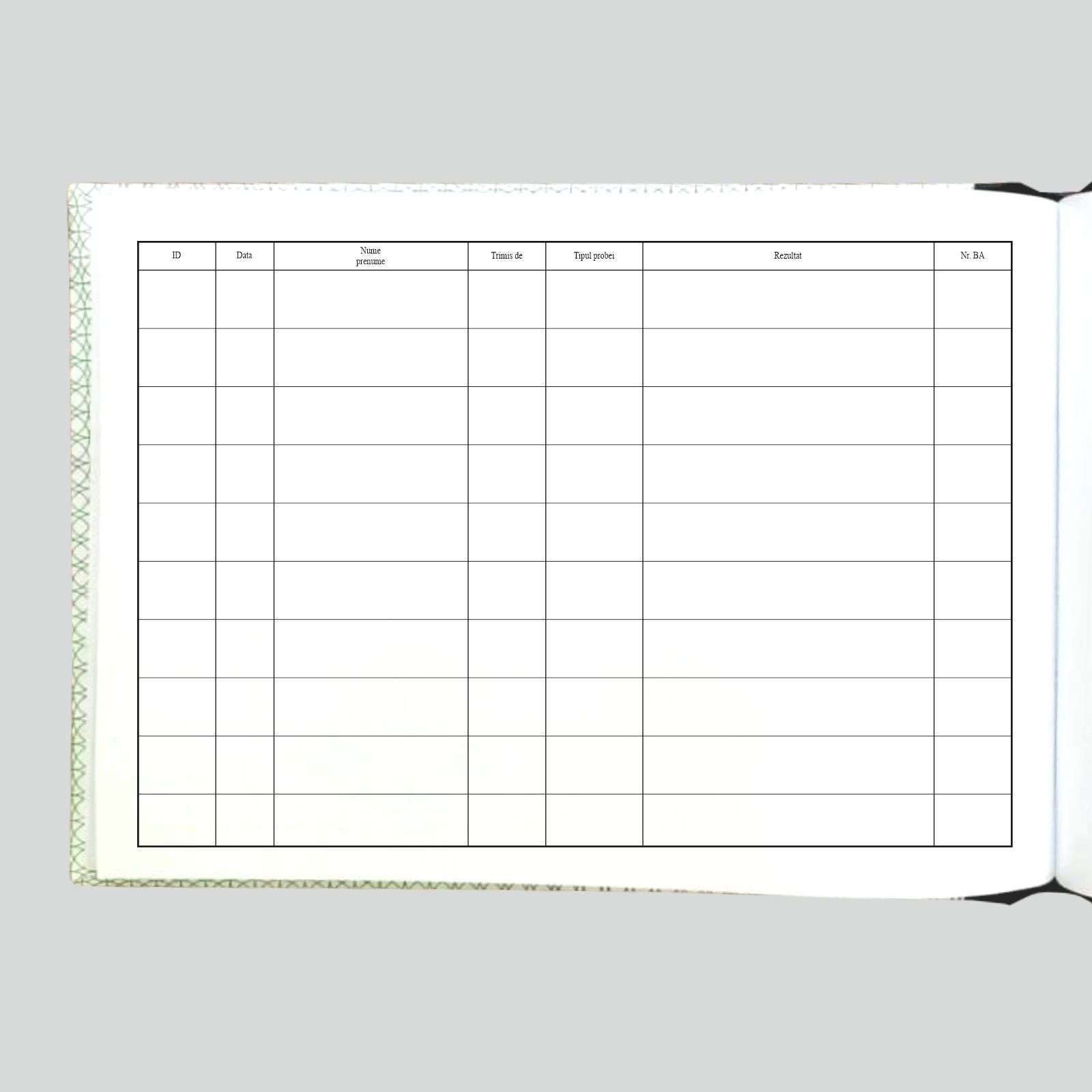 Registru Analize cod RL A3, personalizat, 100 file, coperta mucava ...