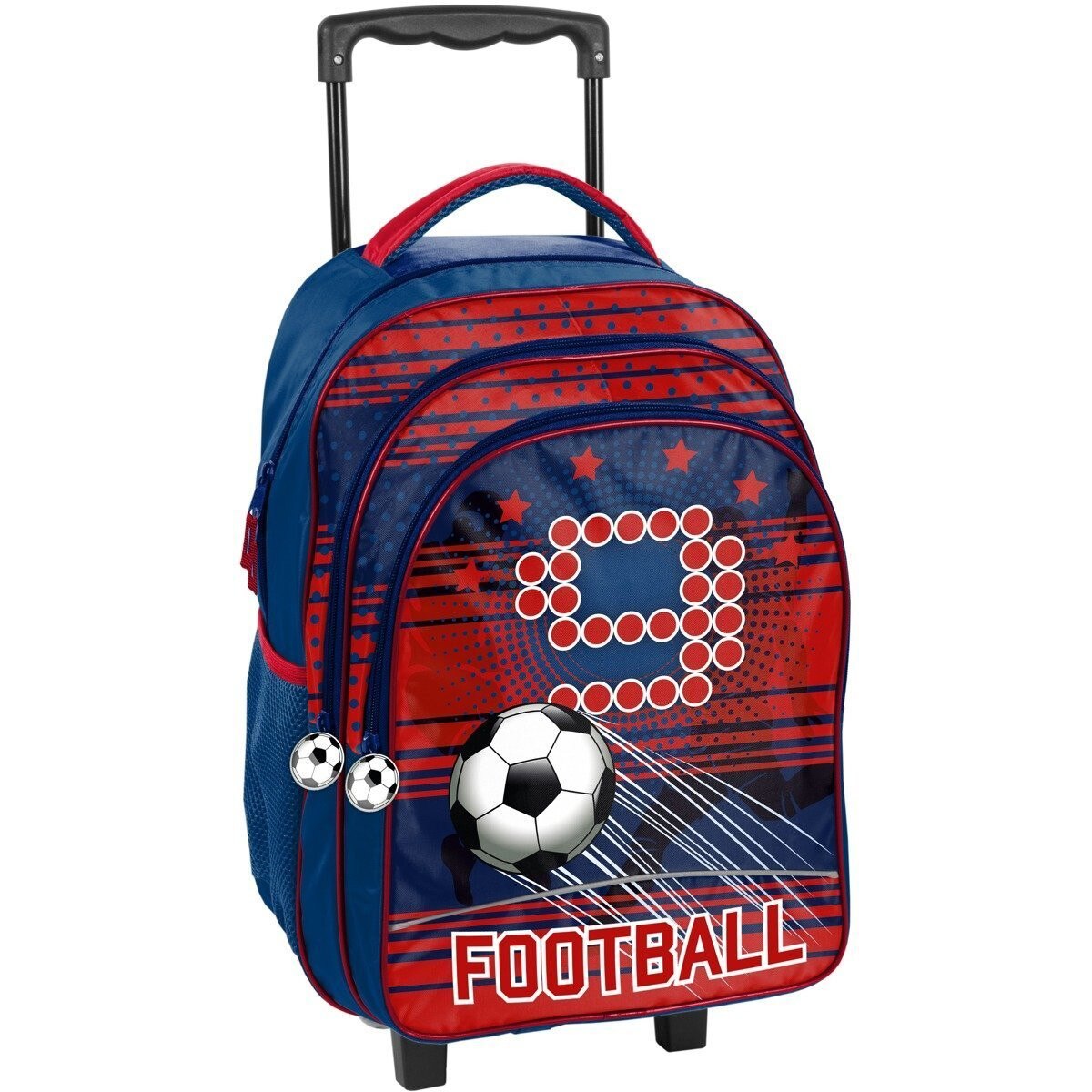 Rucsac cu roti pentru scoala football Multicolor - eMAG.ro