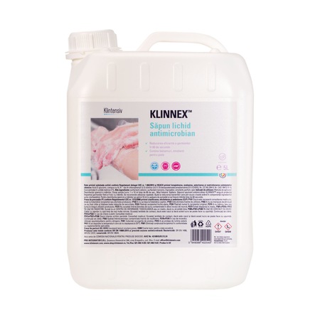 Sapun lichid antimicrobian KLINNEX Klintensiv 5L - eMAG.ro
