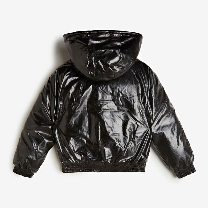 Geaca fete Guess Kids, impermeabila, negru - eMAG.ro