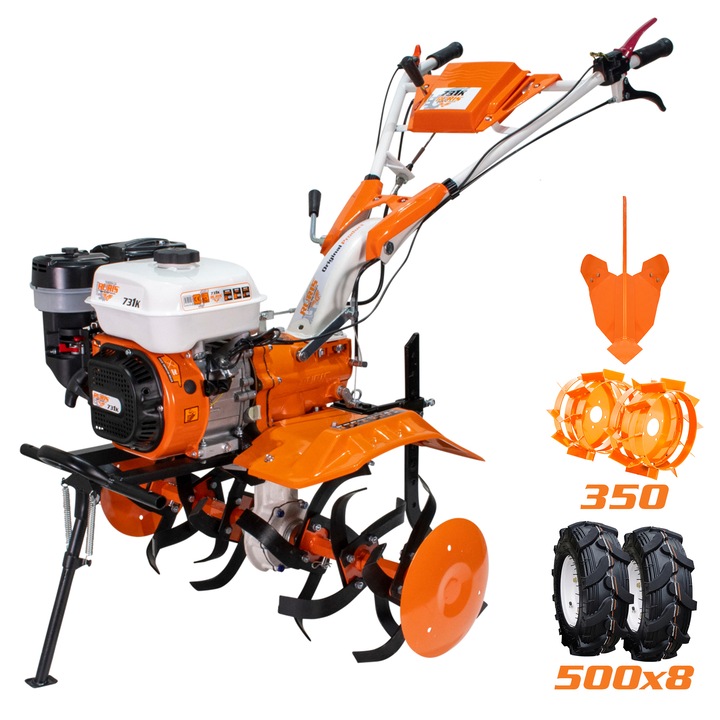 Ruris 731K Motoros kapa, 7.5 LE, Négyütemű motor, 83 cm-es ...