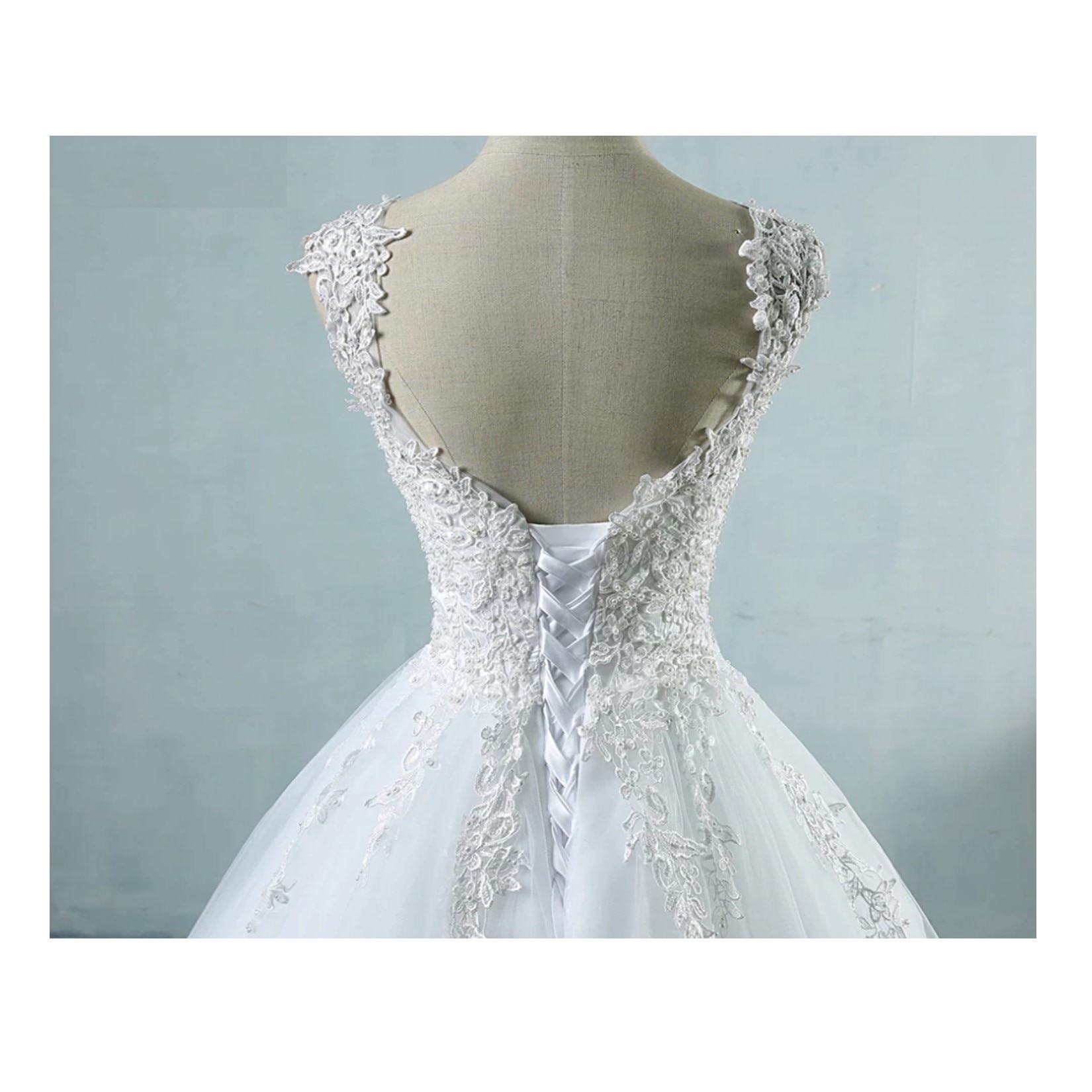Rochie de mireasa Amanda, Alb, 38 EU - eMAG.ro