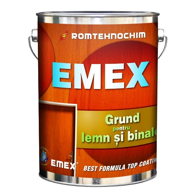 Grund pentru Lemn si Binale “EMEX”, Ocru, Bidon 30 KG - eMAG.ro