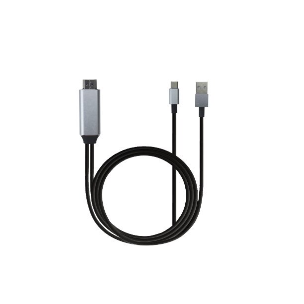 Cablu USB, USB-C la HDMI, Model HC-02B, EVTrend® - eMAG.ro