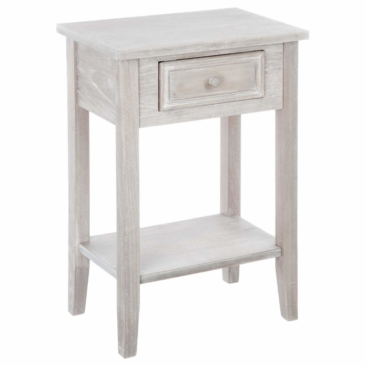 Noptiera CHARME lemn, Bej, 1 sertar, 67x30 cm - eMAG.ro