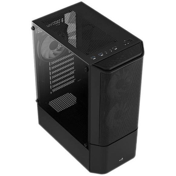 Carcasa Aerocool Quantum Mesh V2, Mid-Tower, fara sursa, ATX, Black ...
