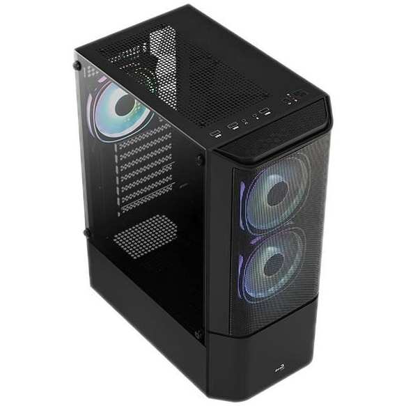 Carcasa Aerocool Quantum Mesh V3, Mid-Tower, fara sursa, ATX, Black ...