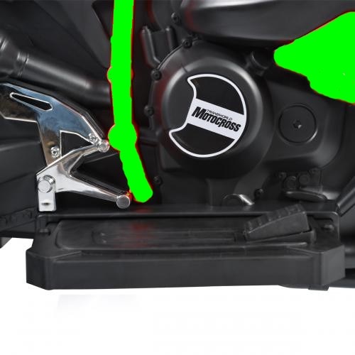 NOVOKIDS Ninja Premium Motocross kismotor gyerekeknek, akkumulátoros ...