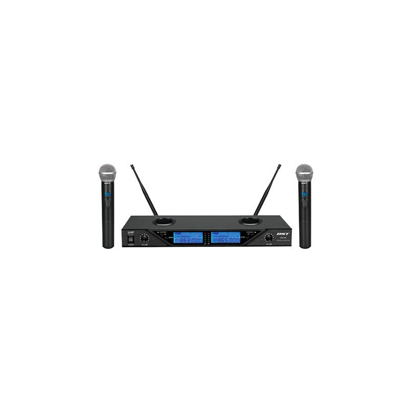 Set 2 Microfoane Wireless 8 Canale UHF Reglabile - eMAG.ro