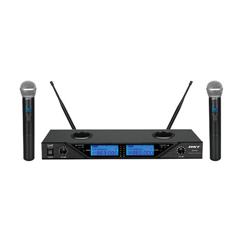 Set 2 Microfoane Wireless 8 Canale UHF Reglabile - eMAG.ro